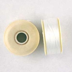 T1-D Bobbin Heavy White Beading Thread